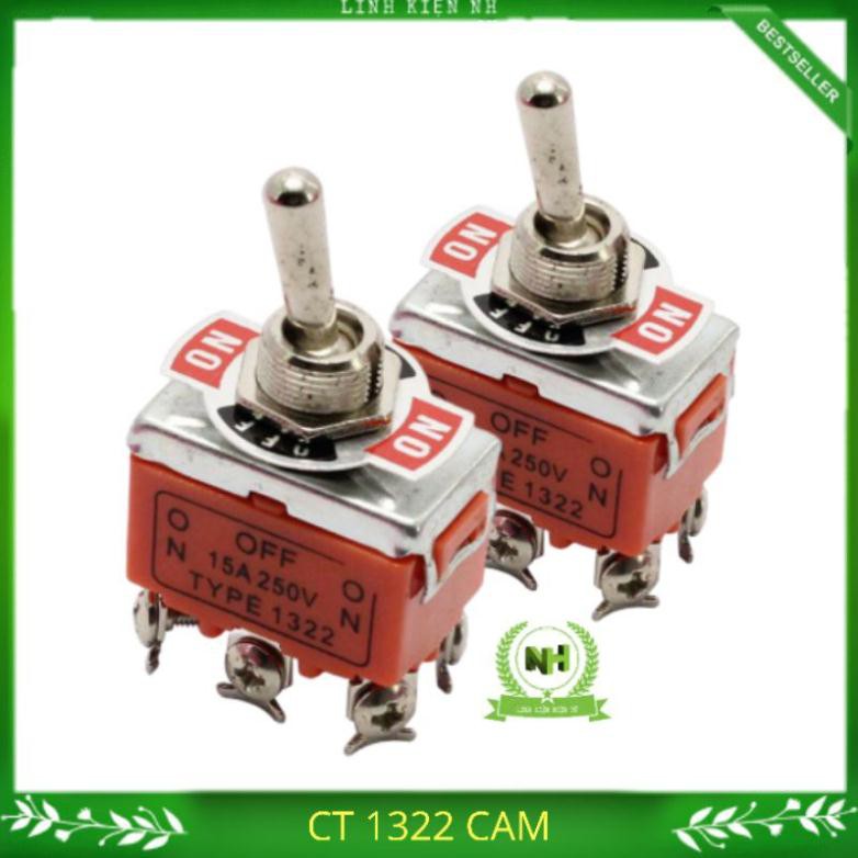 (LKNH) 2 Chiếc Công Tắc Gạt Đảo Chiều Động Cơ 1322 6 Chân 250VAC-15A ...