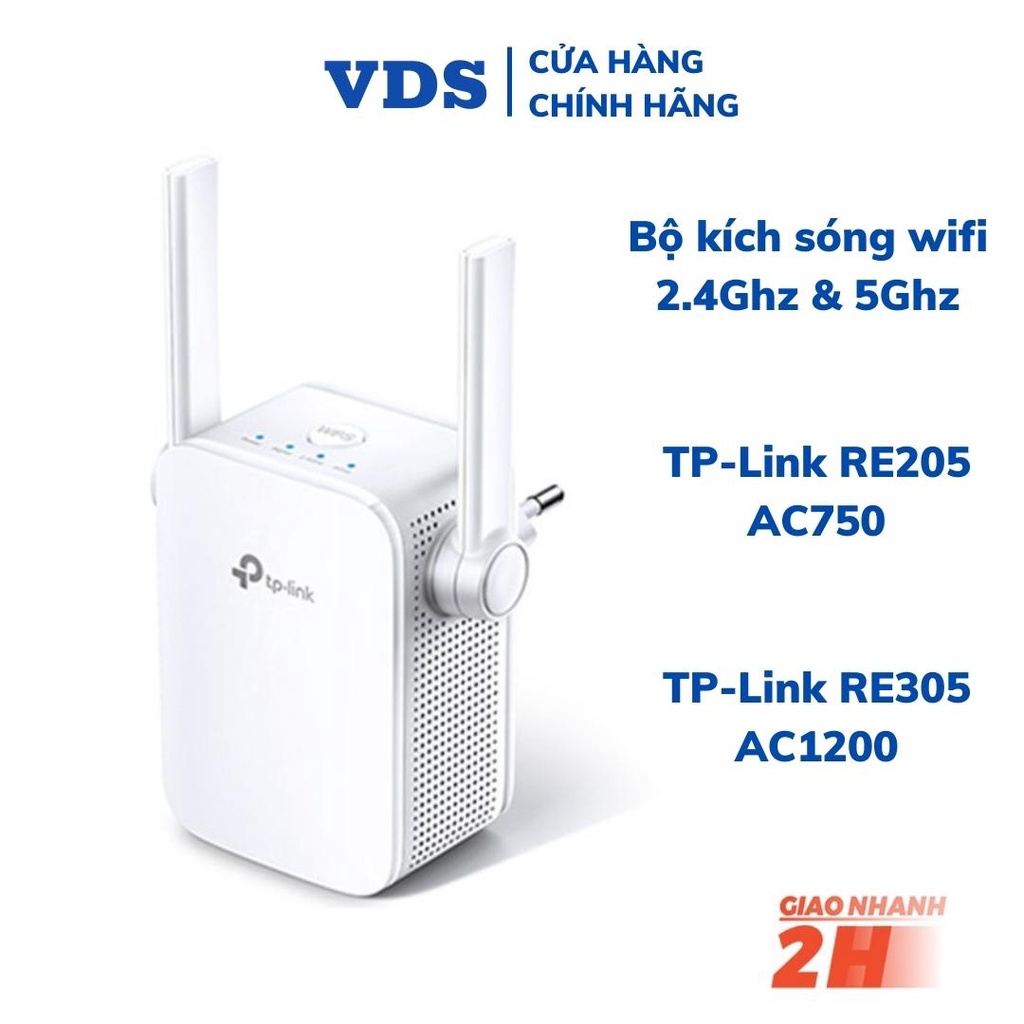 Bộ kích sóng wifi 5ghz băng tần kép Tp-Link RE205 RE305 cục hút mở rộng ...
