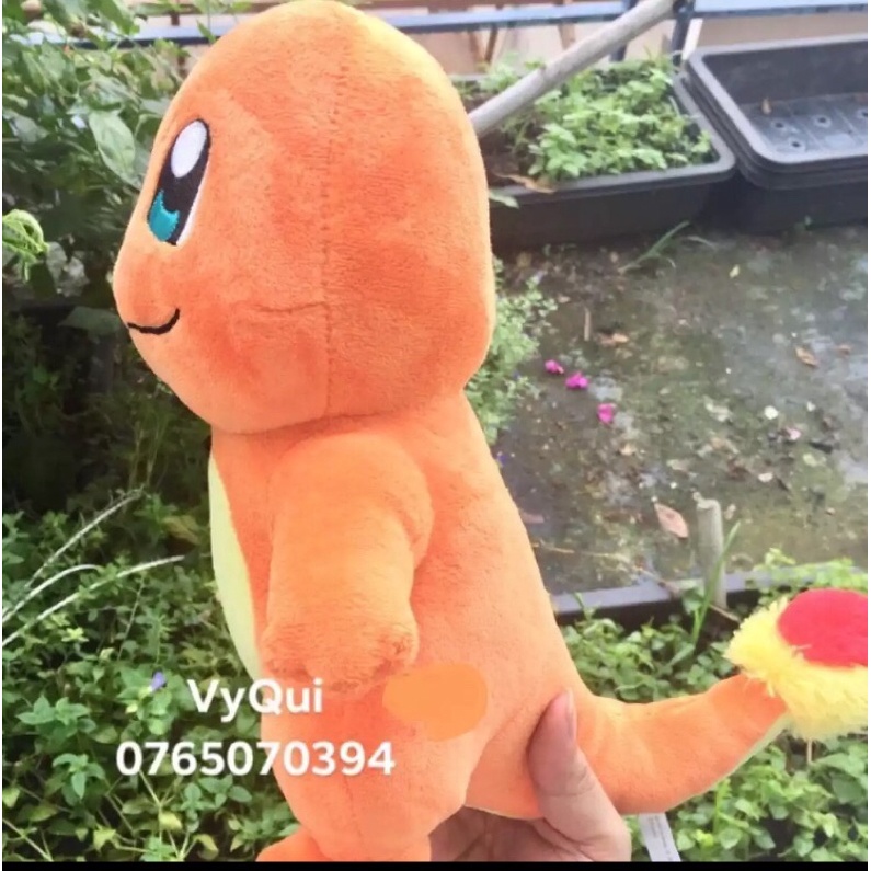 Gấu bông pokemon khủng Long lửa charmander | Shopee Việt Nam