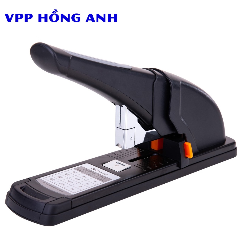 Bấm kim trung Deli 0387 dập ghim lên đến 90 tờ | Shopee Việt Nam