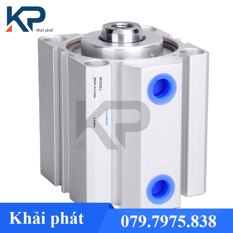 Xy lanh ren trong khí nén - Xylanh 63/80 -Xilanh compact SDA | Shopee ...