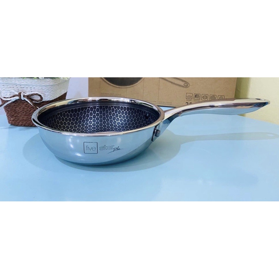 [CHÍNH HÃNG ] Chảo chống dính cao cấp BLACKCUBE FIVESTAR 3 lớp (16cm/20cm/22cm/24cm/26cm/28cm ...