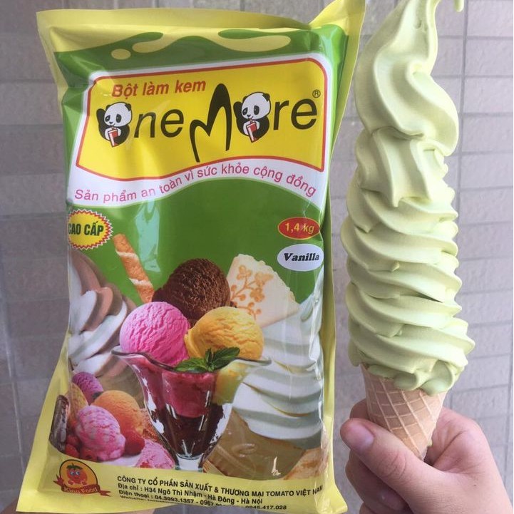 Bột Làm Kem Tươi ONEMORE CAO CẤP gói 1,3kg ĐỦ VỊ ĐA DẠNG LÀM RA 3,8L KEM THÀNH PHẨM - CÓ CÔNG ...