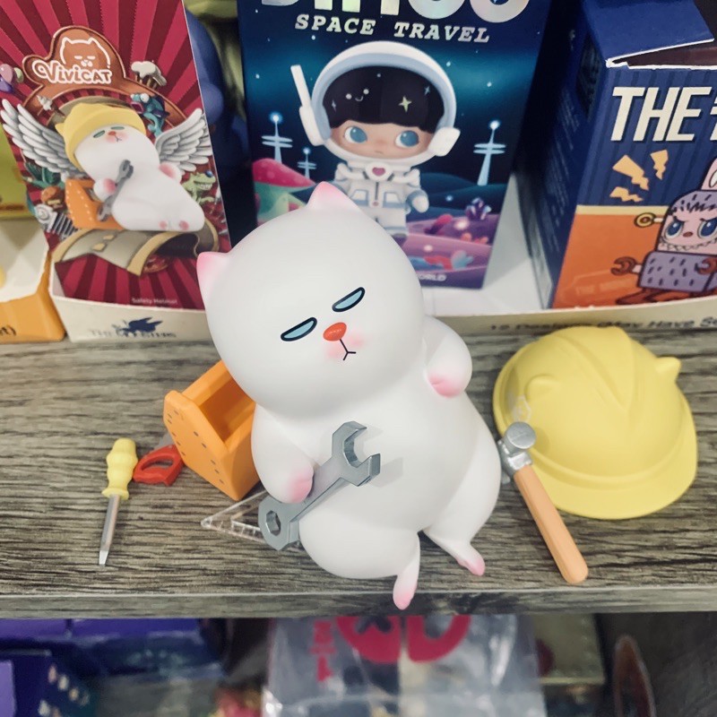 Mô hình Vivicat Helmet - chính hãng Popmart | Shopee Việt Nam