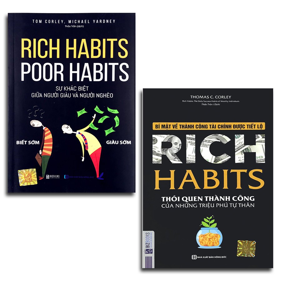 Sách - Combo rich habits và rich habits poor habits (lẻ, trọn bộ ...