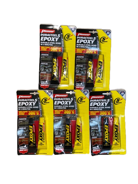 Keo AB trộn chịu nhiệt cao 300 độ C Pioneer Durasteel 5 Epoxy 35g Made in Phillipines | Shopee ...