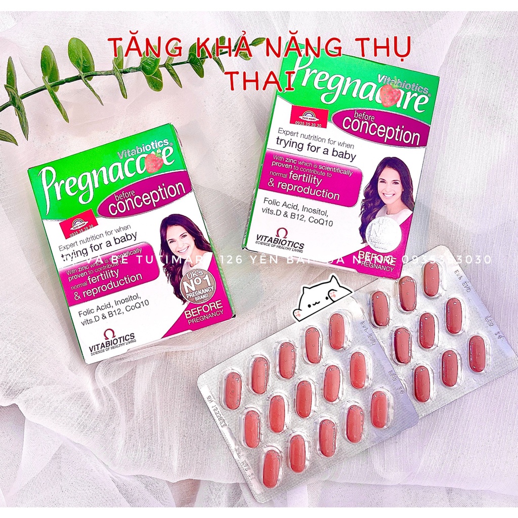 Pregnancare before conception tăng khả năng thụ thai cho nữ | Shopee ...
