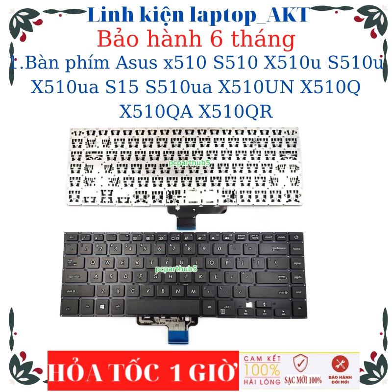 Bàn phím Laptop Asus x510 S510 X510u S510u X510ua S15 S510ua X510UN ...