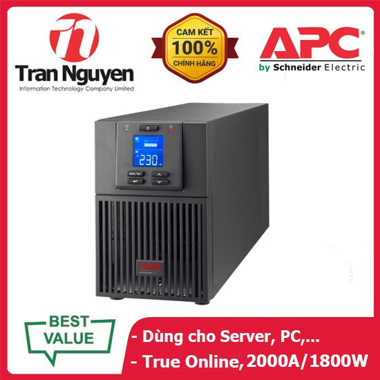 Bộ lưu điện APC SRV2KI 2000VA 230VAC Chính Hãng | Shopee Việt Nam