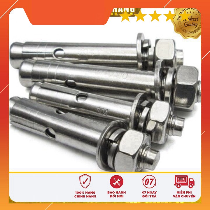 Bulong nở inox, tắc kê nở inox , nở inox đủ số( 10 con) | Shopee Việt Nam