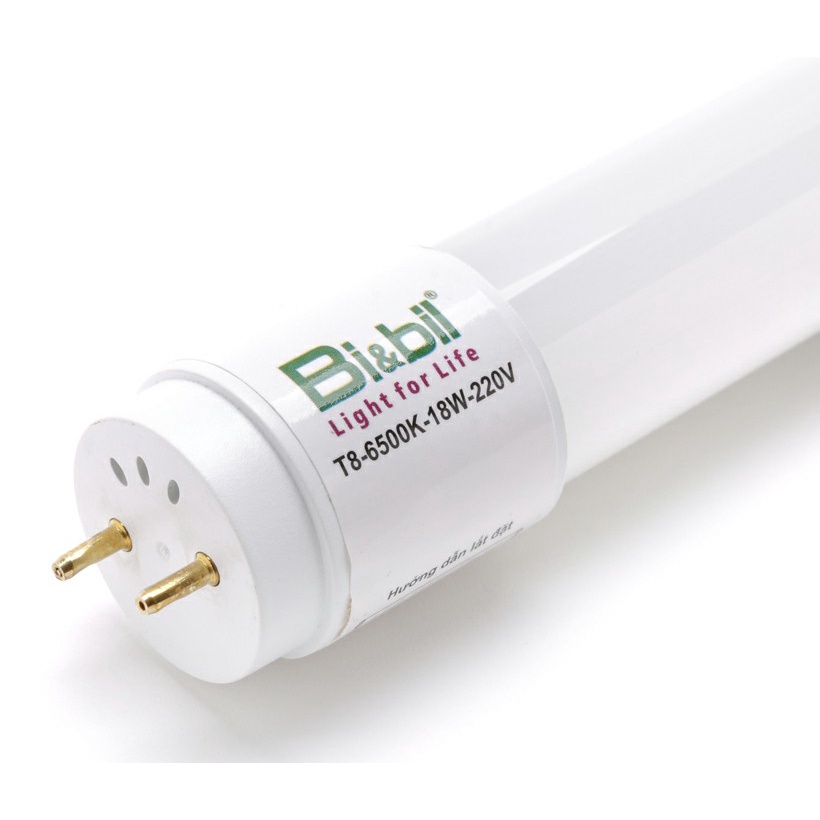Bóng đèn LED ống T8 1,2m 18W thủy tinh Bi&bil, ánh sáng trắng/vàng ...