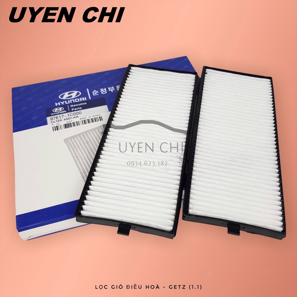 Lọc gió điều hòa (máy lạnh) xe Hyundai Getz (Mã: 976171C000 ) | Shopee ...