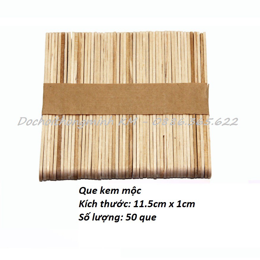 Que kem kích thước 11cm x 1cm - KHÔNG MÀU KHÔNG KHÍA | Shopee Việt Nam
