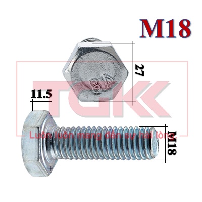 Bulong mạ kẽm M18 (40-100mm) | Shopee Việt Nam
