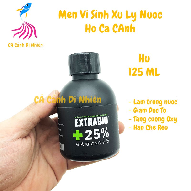 Men vi sinh Extra Bio 125ML - Chế phẩm xử lý nước cho hồ cá | Shopee Việt Nam