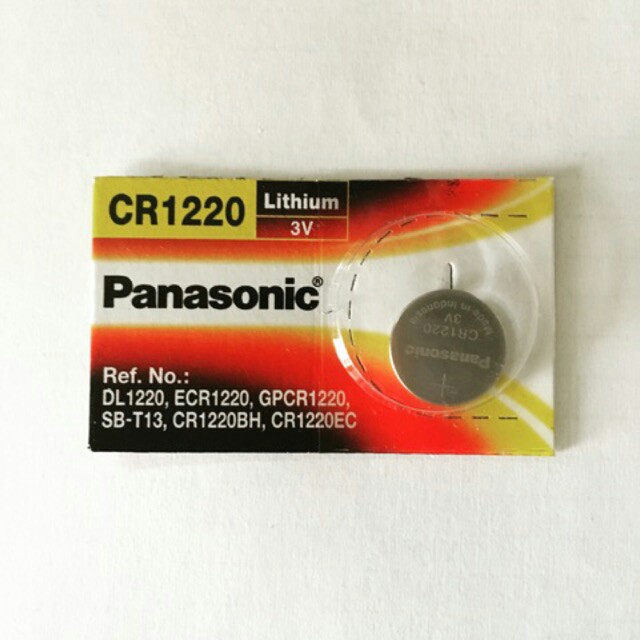 Pin CR1220 Panasonic 3V Lithium vỉ 1 viên | Shopee Việt Nam
