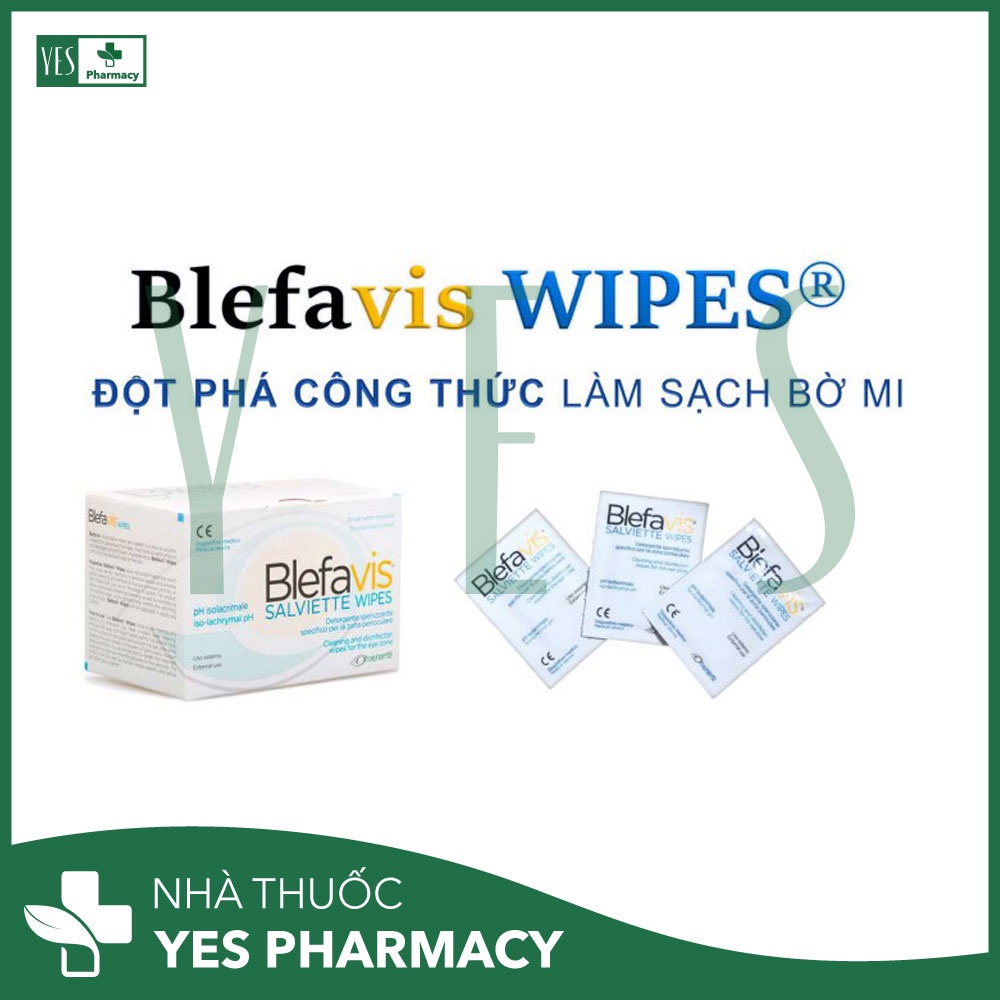 [Chính hãng] Miếng vệ sinh bờ mi Blefavis Wipes Ý - Nhà thuốc Yes Pharmacy | Shopee Việt Nam