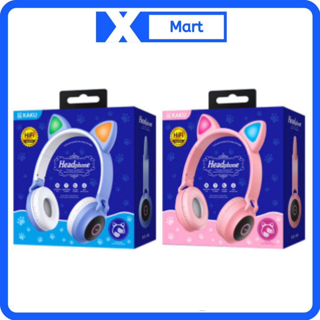 Tai nghe tai mèo bluetooth KAKU KSC-548 chính hãng - Tai bluetooth mèo ...