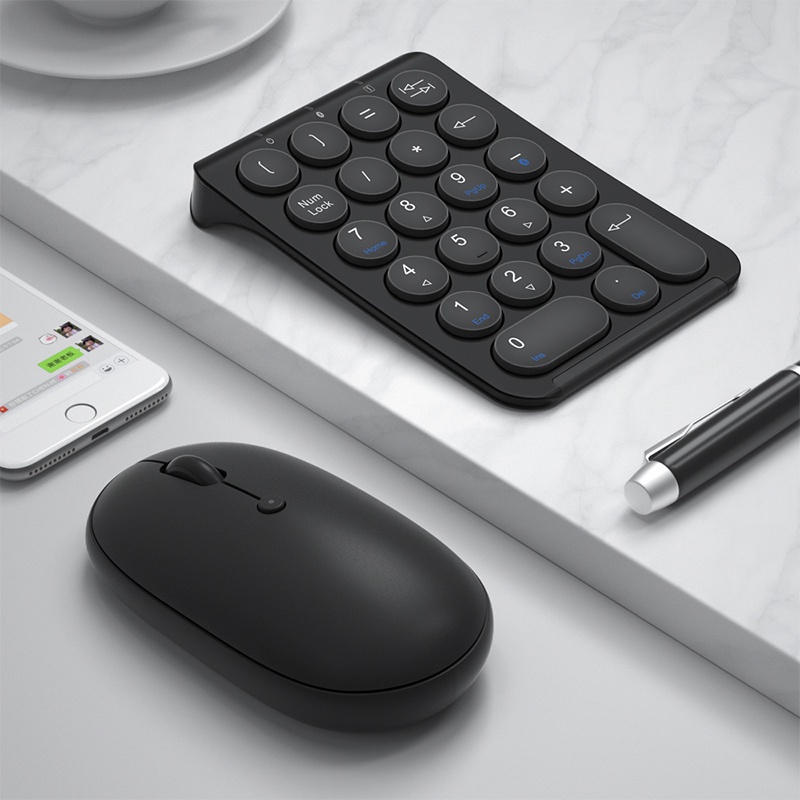 Bluetooth Number pad Numpad Bộ Bàn Phím Số / Chuột Không Dây Bluetooth ...