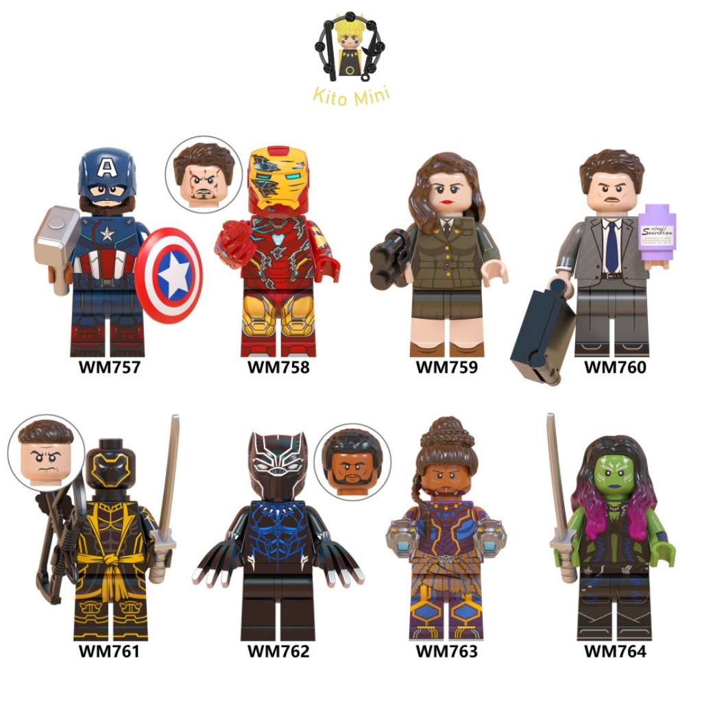 Lego Minifigures Lắp Ráp Mô Hình Nhân Vật Truyện Tranh Phim Marvel ...