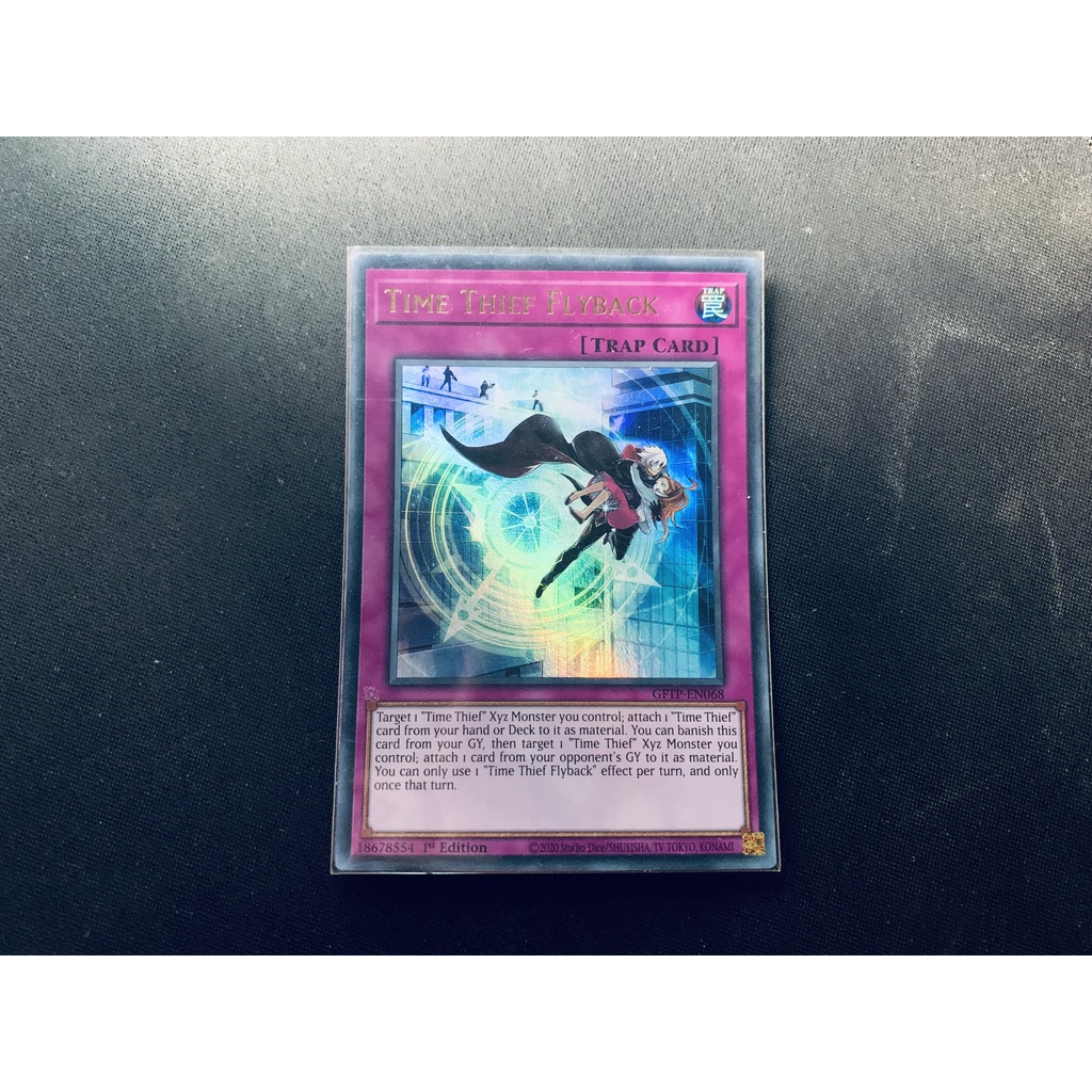 Thẻ Bài Yugioh Chính Hãng Time Thief Flyback - GFTP-EN068 | Shopee Việt Nam