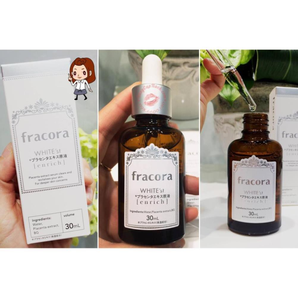 Tinh Chất Nhau Thai Fracora White’st Placenta Extract Enrich Serum 30ml ...