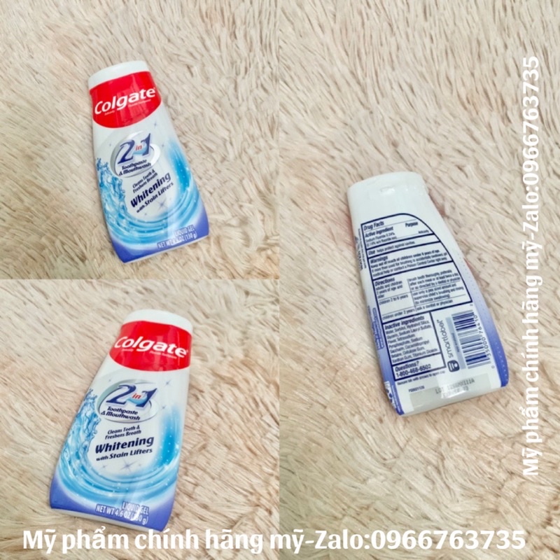 Kem đánh răng Colgate 2 in 1 Whitening STAIN Lifters 130g Usa | Shopee ...
