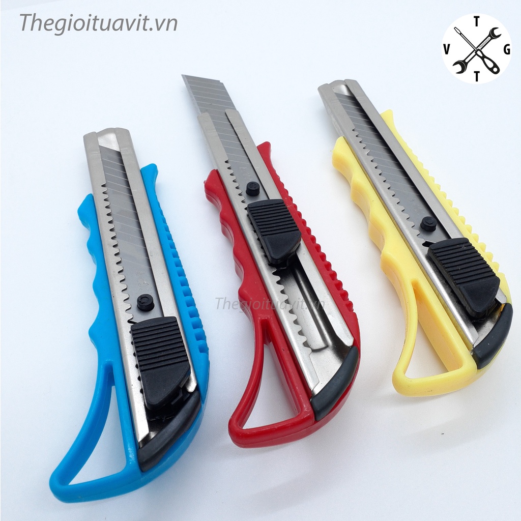 Dao rọc giấy, dao trổ TOCDO 18mm NO.218 có sẵn 5 lưỡi dao | Shopee Việt Nam