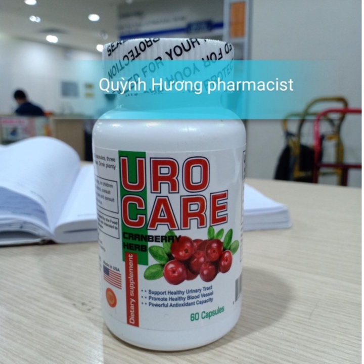 Viên uống URO CARE lọ 60 viên hỗ trợ giảm các triệu chứng đường tiết ...