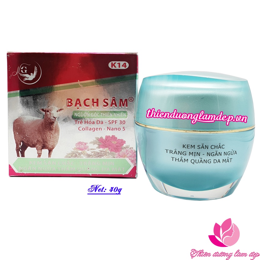 Kem săn chắc, Trắng mịn, Ngăn ngừa thâm quầng da mắt K14 BẠCH SÂM - 40g ...