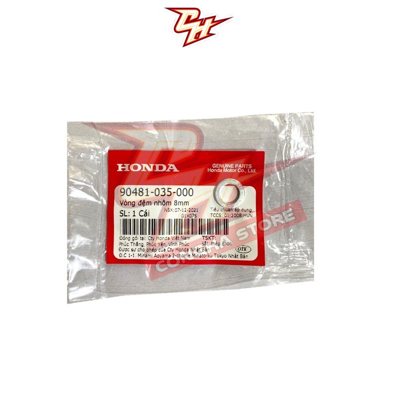 Vòng đệm nhôm 8mm HONDA Wave 100 / Dream 100 _(90481035000)_H1028 | Shopee Việt Nam