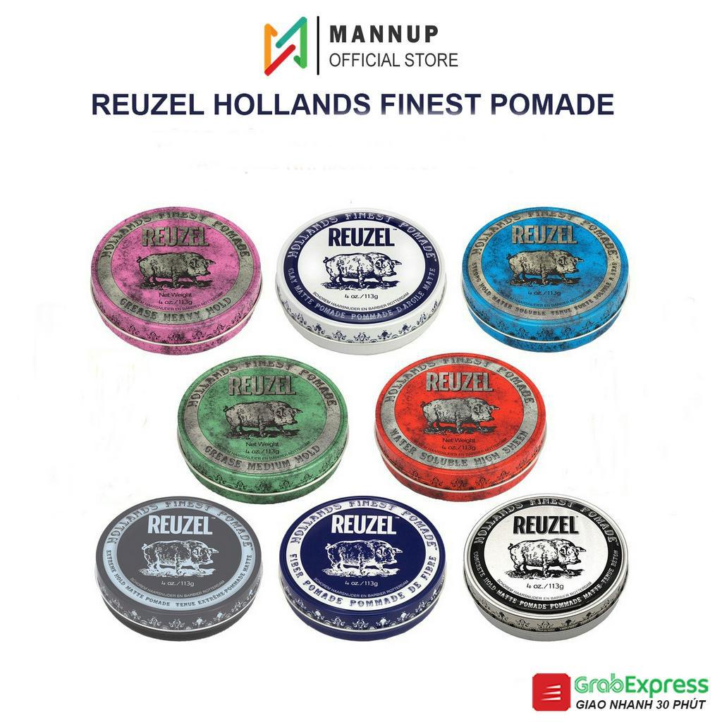 Sáp Vuốt Tóc Reuzel Pomade (Blue, Pink, Extreme Hold, Concrete, Green ...