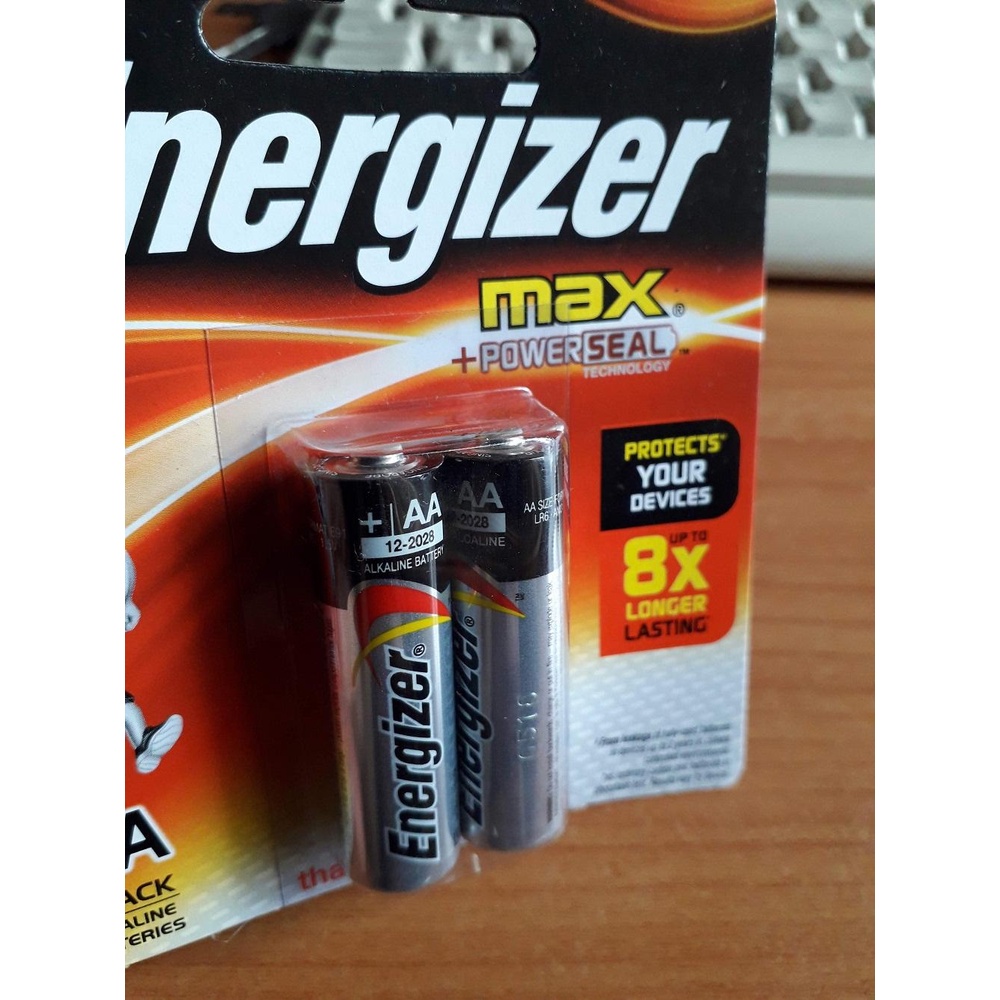 [HCM]Pin tiểu nhỏ 3A Energizer. 1 vỉ 2 viên. Made in Singapore ...