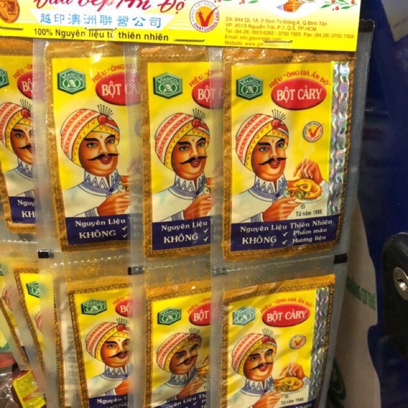 cà ry [ HÀNG NGON CHUẨN ] Bột Càry Hiệu Ông Già Ấn Độ Gói | Shopee Việt Nam