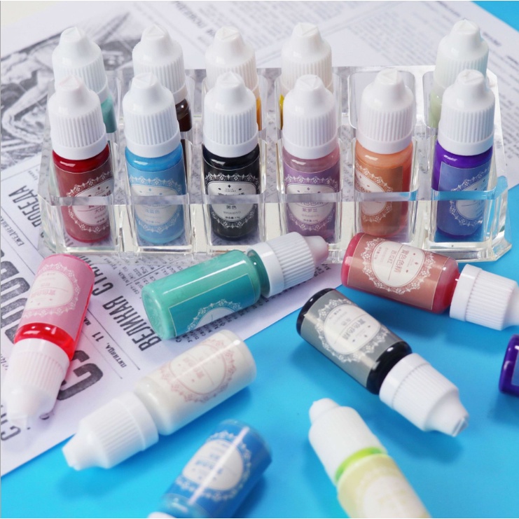 Bộ 18 Màu Pha Resin Dạng Đục - Màu Pha Resin Epoxy, Resin UV Cao Cấp ...