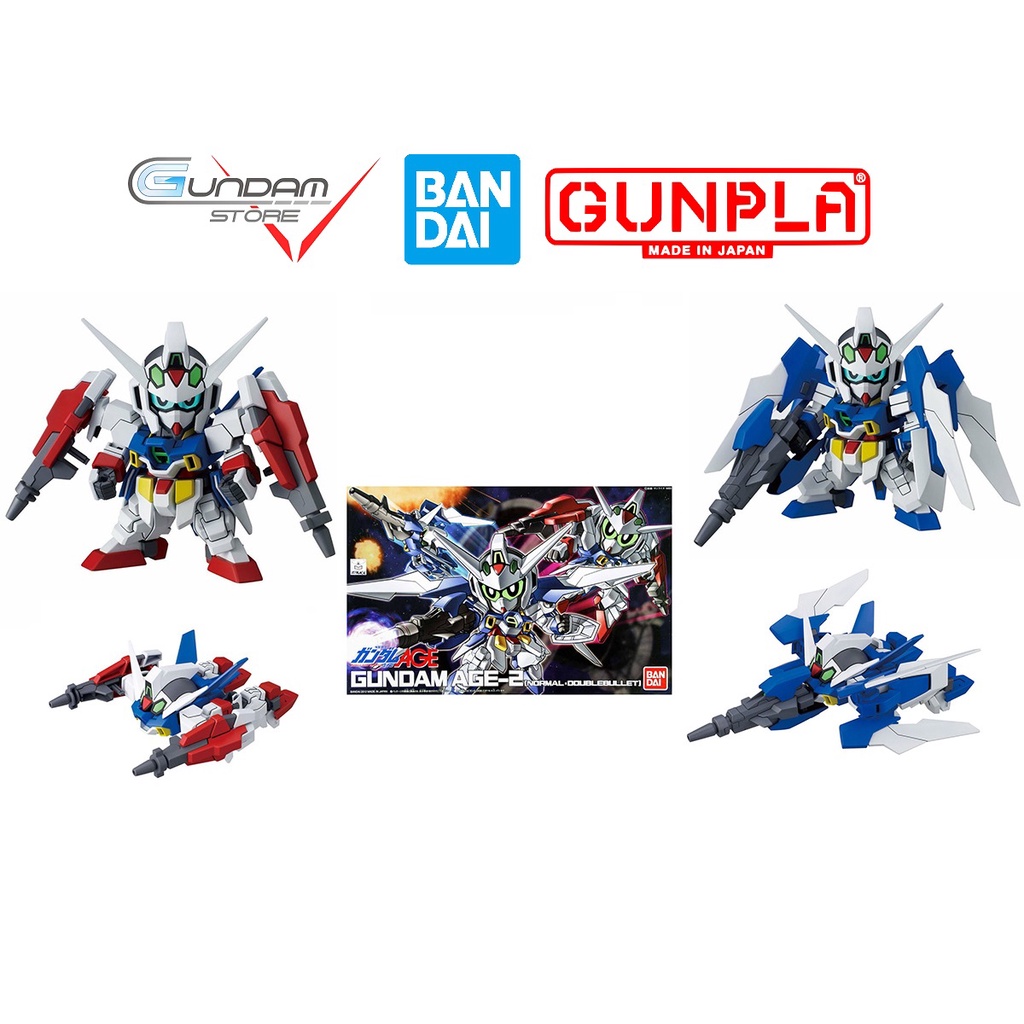 Mô Hình Gundam SD AGE 2 NORMAL DOUBLE BULLET BB371 Bandai Đồ Chơi Lắp ...