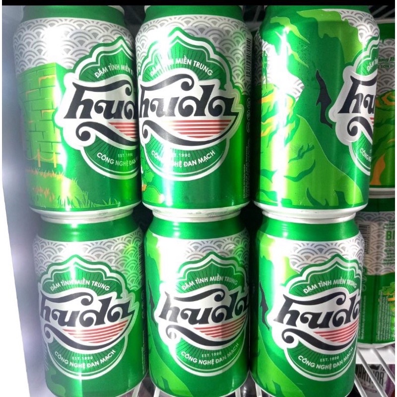 Bia Huda lon 330ml- Bia đậm tình miền Trung | Shopee Việt Nam