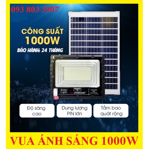 Đèn năng lượng mặt trời 1000W JD 81000L, chính hãng Jindian - VUA ĐÈN NĂNG LƯỢNG - BAO QUÁT RỘNG ...