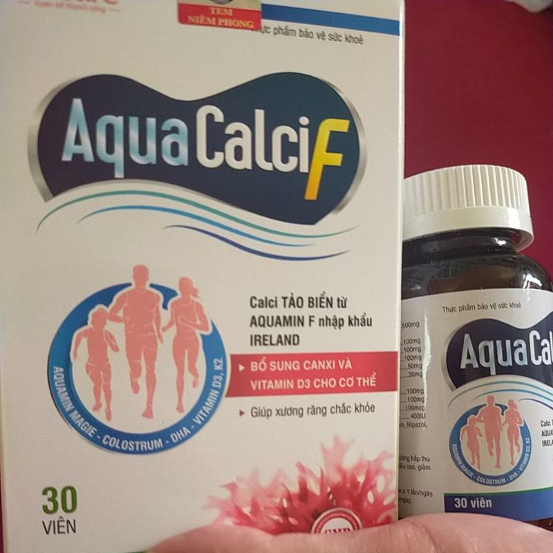 canxi AquaCalciF ( lọ 30 viên) calci Tảo Biển từ Aquamin F nhập khẩu Ireland | Shopee Việt Nam