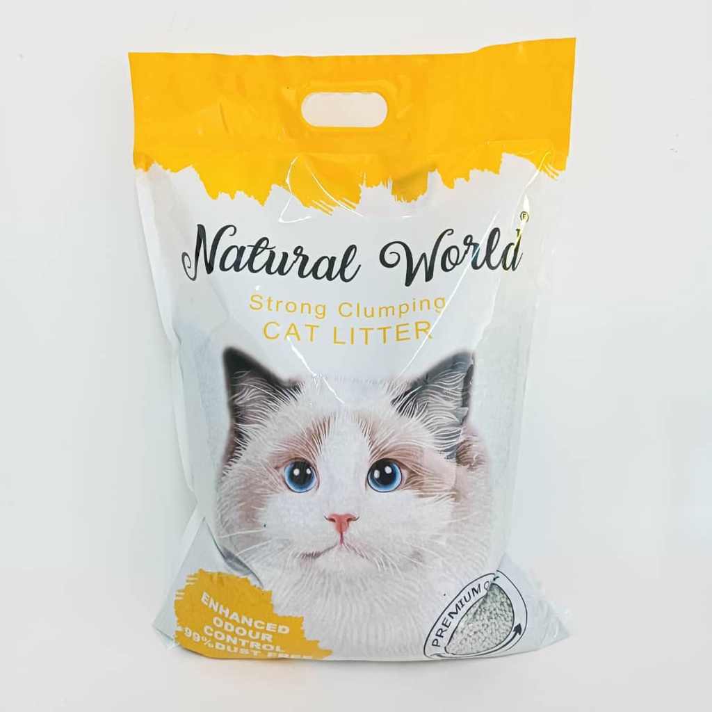 CÁT VỆ SINH CHO MÈO CHẤT LƯỢNG CAO - NATURAL WORLD 16L/ 8KG | Shopee Việt Nam