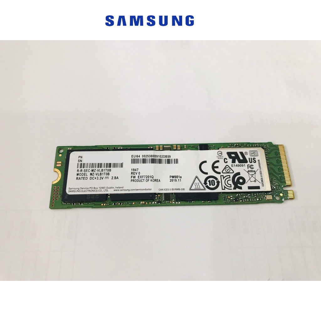 Ổ Cứng SSD Samsung PM981A 256GB / 512GB M2 2280 PCIe NVMe Gen 3x4 - Chính Hãng Samsung | Shopee ...