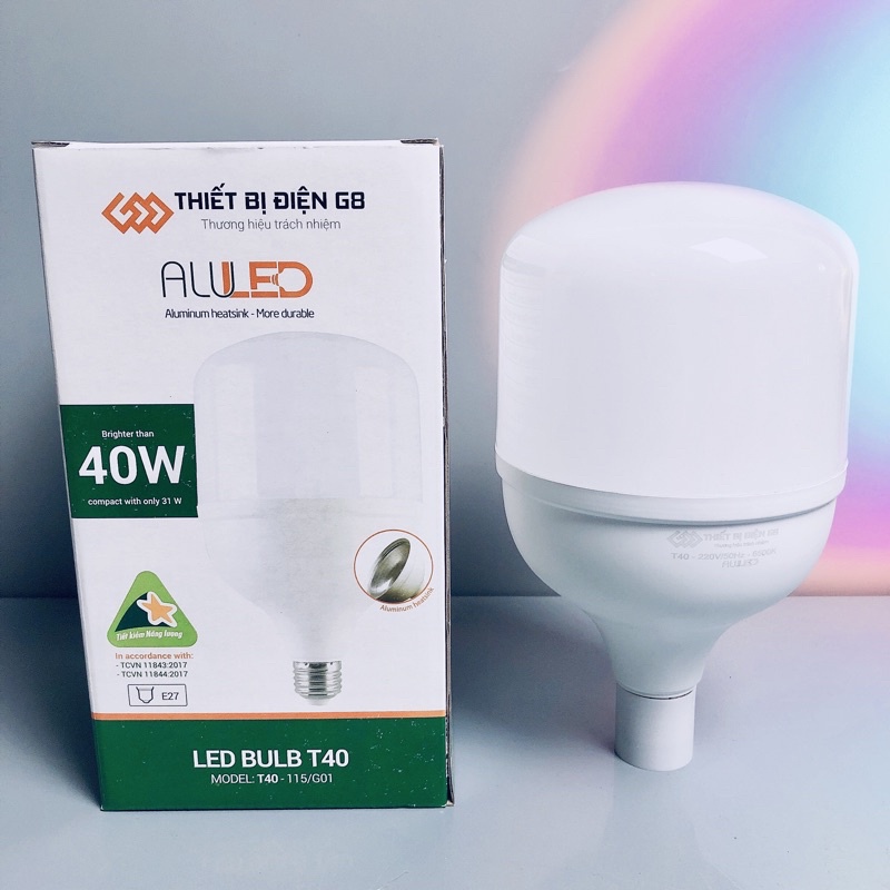 Bóng đèn LED 60W 50W 40W G8 siêu sáng tiết kiệm điên , LED BULB trụ ...