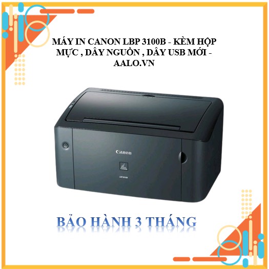 MÁY IN CANON LBP 3100B LBP3100 3100 - KÈM HỘP MỰC , DÂY NGUỒN , DÂY USB ...