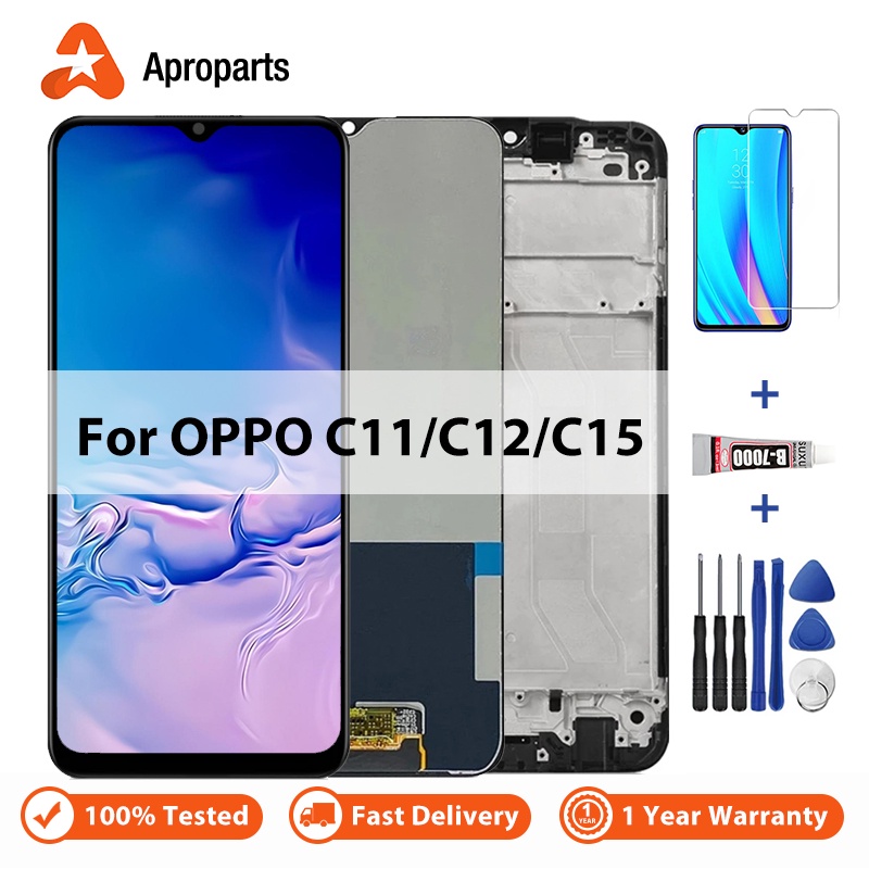 Dành Cho OPPO Realme C11 2020 C12 C15 Màn Hình LCD RMX2185 Lắp Ráp Màn ...