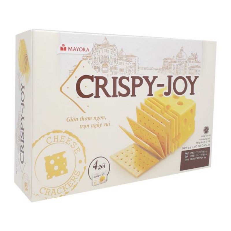 bánh quy vị phô mai crispy joy hộp 180g | Shopee Việt Nam