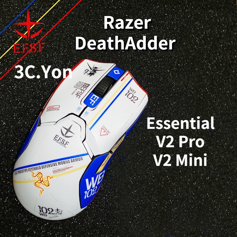 Miếng Dán Chống Trượt Màu Đen Nhám Họa Tiết Hoạt Hình Cho Razer ...