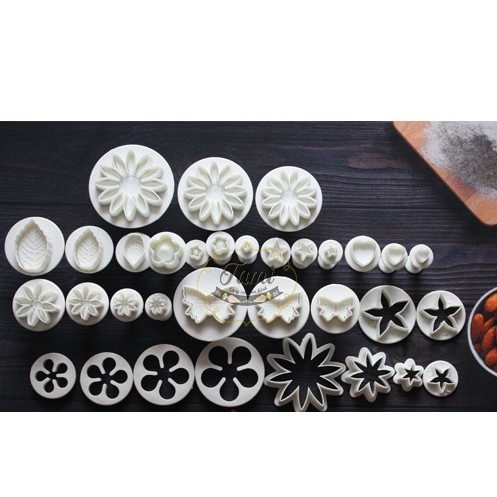 Bộ cutter hoa lá 33 món | Shopee Việt Nam