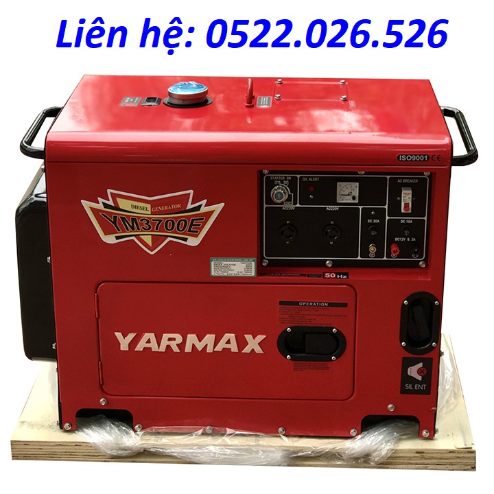 [FreeShip] [Chính hãng] Máy Phát Điện Chạy Dầu 3Kw Yarmax YM3700E | Shopee Việt Nam