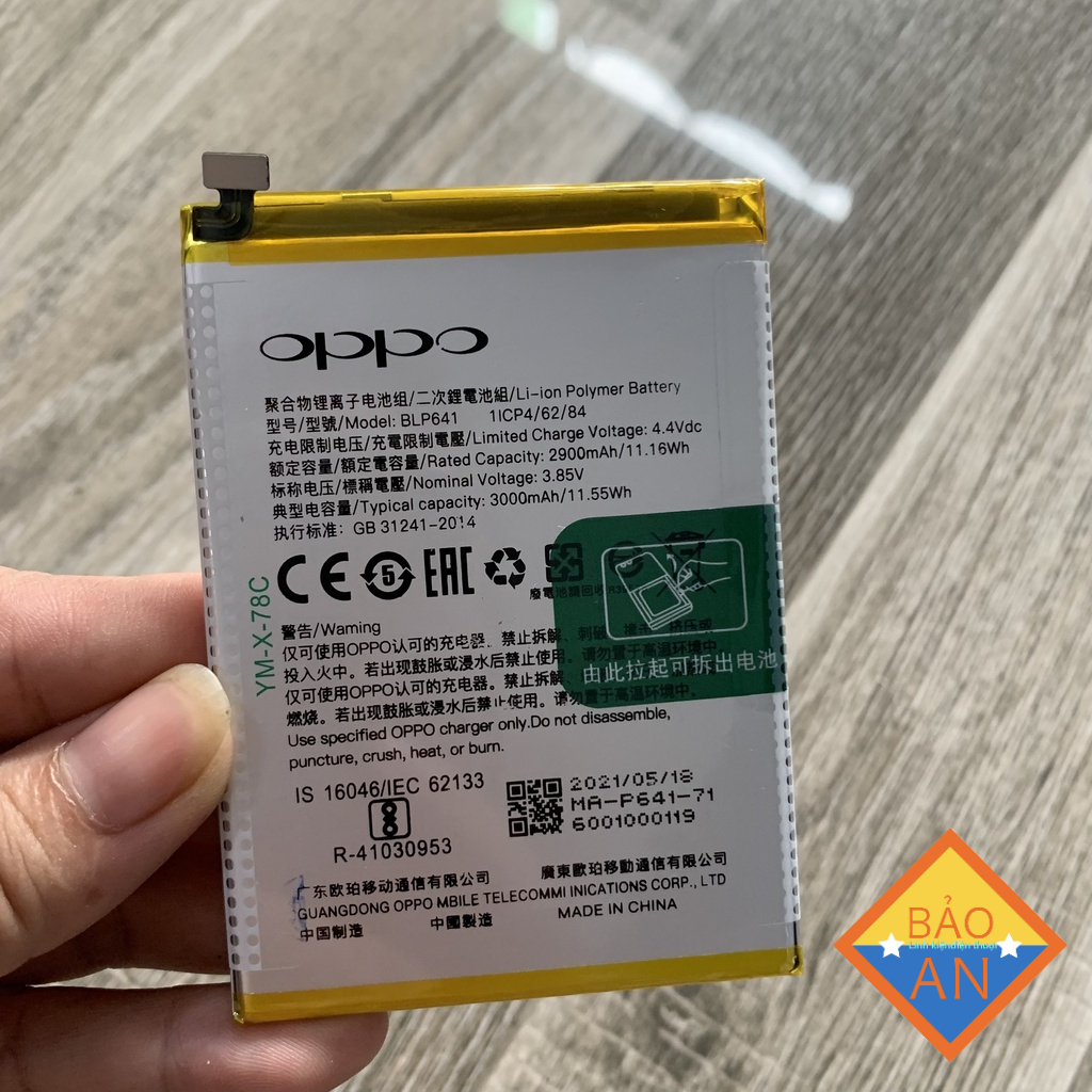 pin oppo a71 zin mã BLP641 BAO HÀNH BAO ĐỔI TRẢ | Shopee Việt Nam