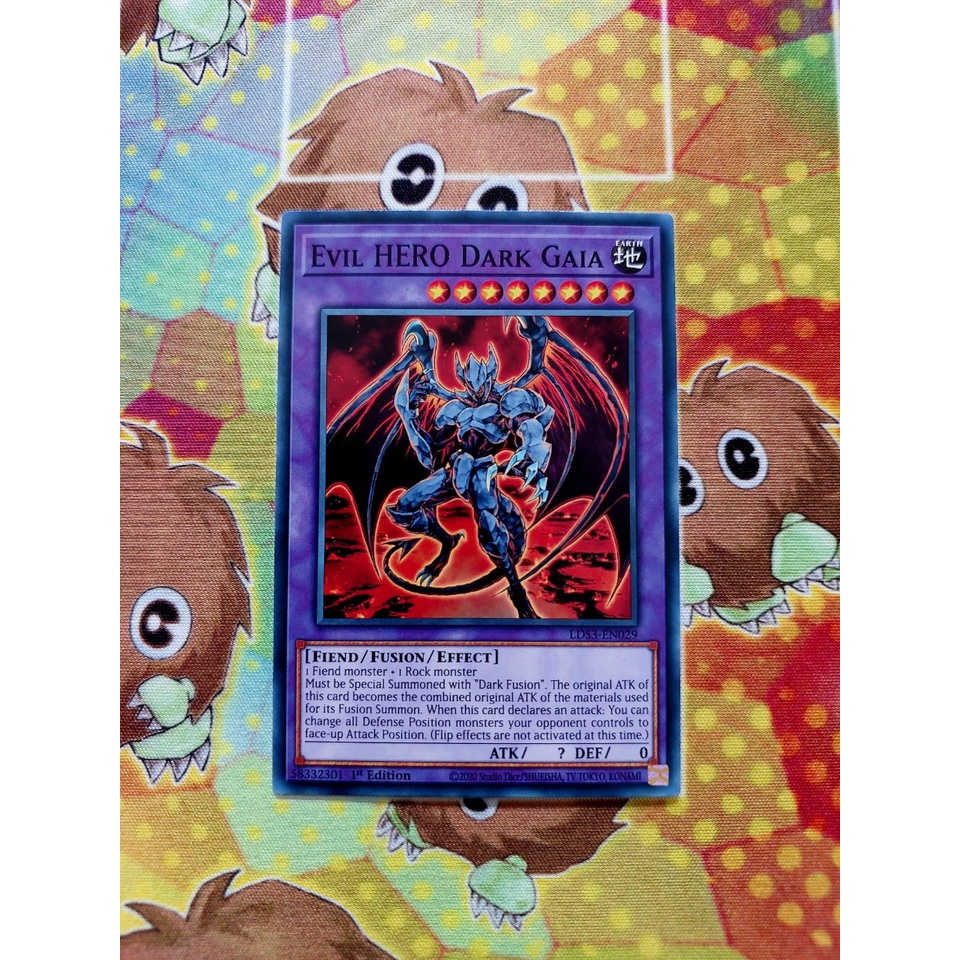 [ Đỗ Lạc Shop ] Thẻ Bài Yugioh Monster Evil HERO Dark Gaia - LDS3-EN029 ...